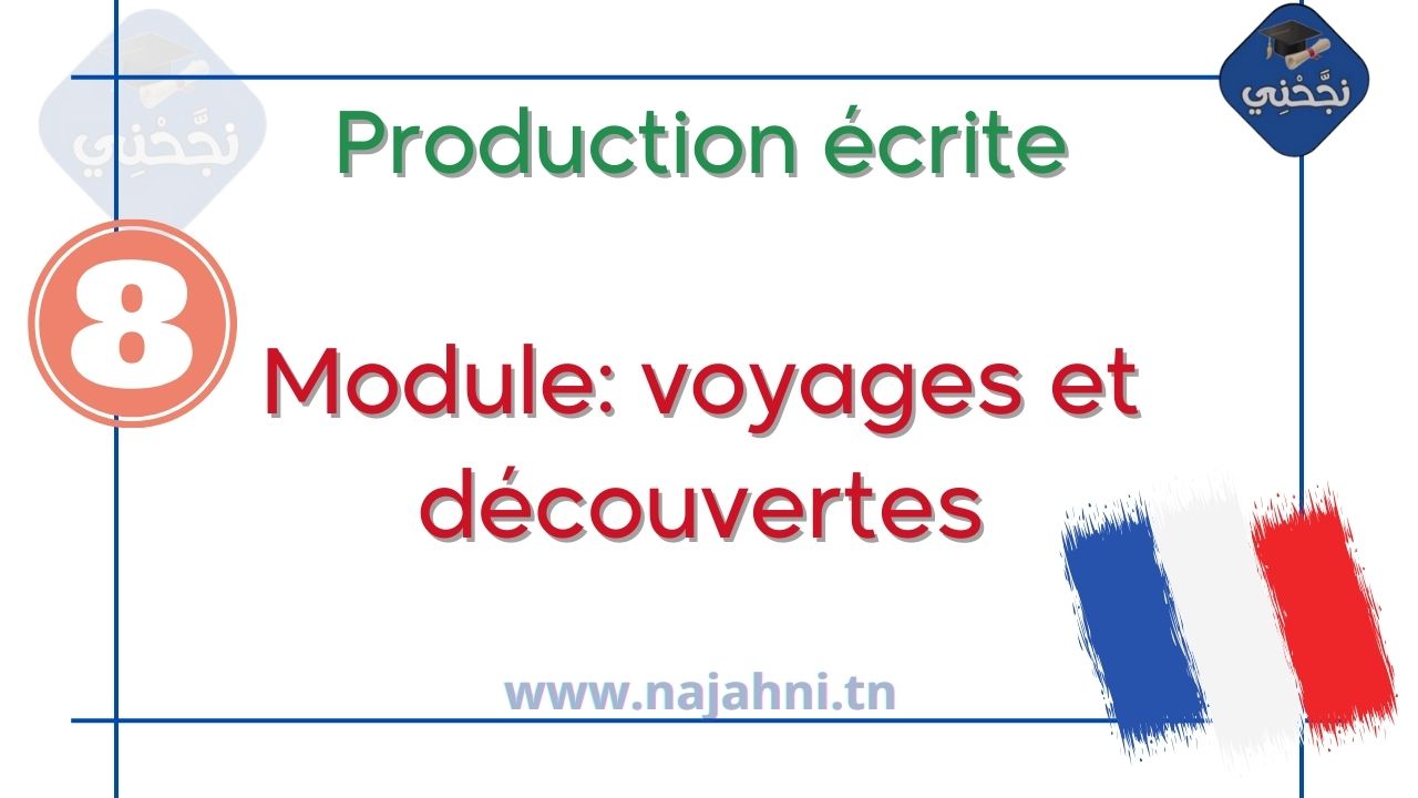 Production écrite 8ème Année Module Voyages Et Découvertes